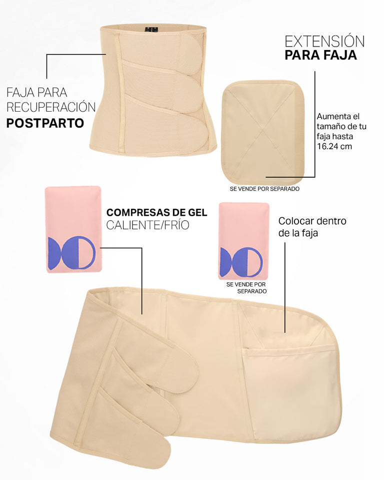 Faja Luxury de Postparto Envoltura Abdominal – Misty Phases MX